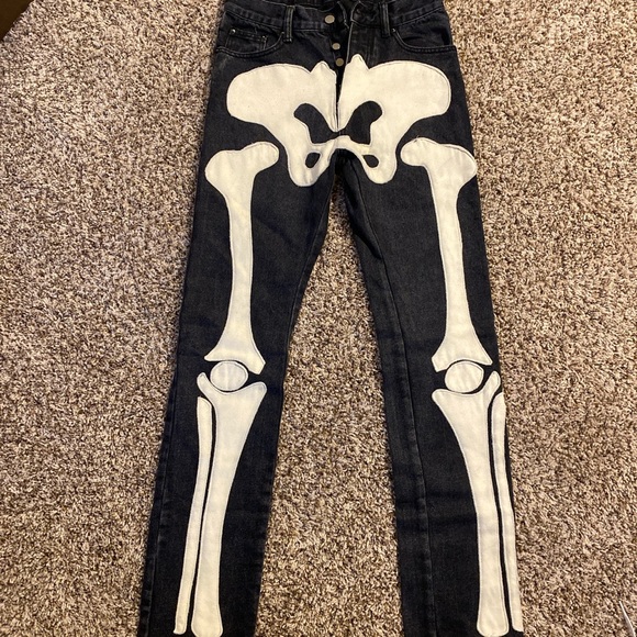 Jeans | Skeleton Straight Denim | Poshmark